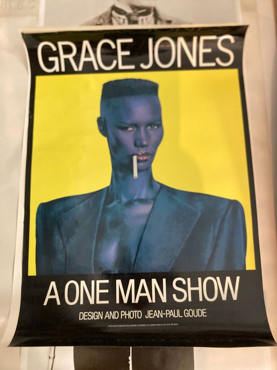 Jean Paul Goude, Plakat Grace Jones, «A one man show» (Gebraucht) in ...