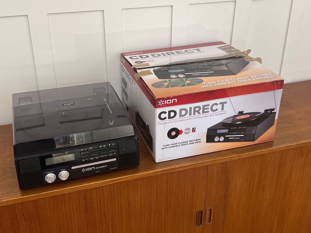 Ion CD direct Plattenspieler CD-Brenner and turntable (Gebraucht) in ...