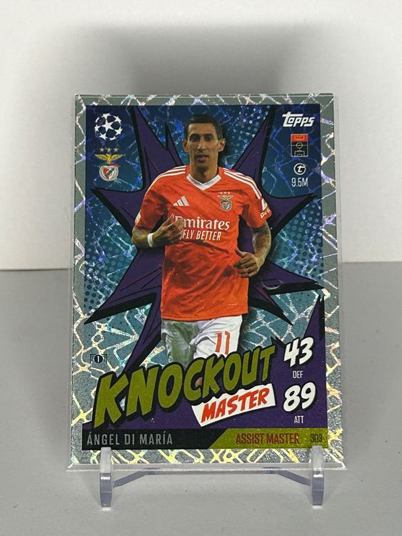 Topps Match Attax Knockout Master Karte Àngel di Maria (Neu (gemäss ...