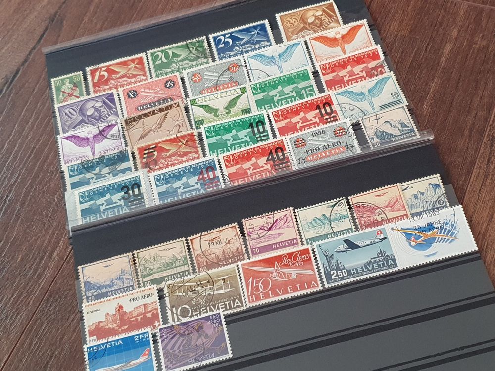 Schweiz kleiner Lot Flugpost mit F2!! uvm. | Kaufen auf Ricardo