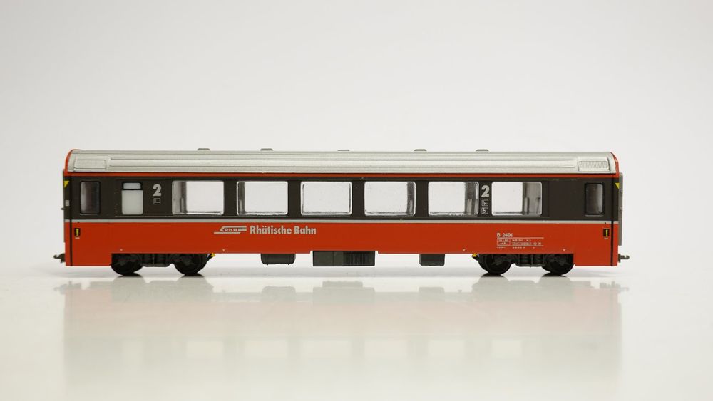 4∑ D+R RhB Bernina Personenwagen 2. Klasse B 2491 | Kaufen auf Ricardo