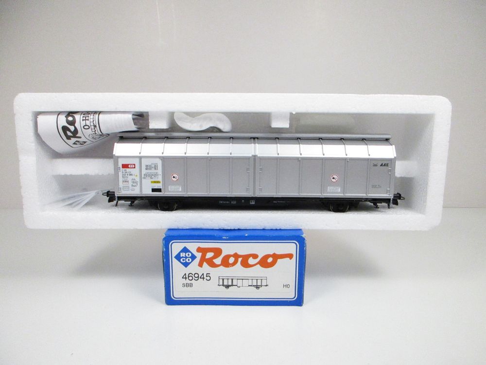Roco H0 46945 SBB Schiebewandwagen hbbillns (Neu und originalverpackt ...