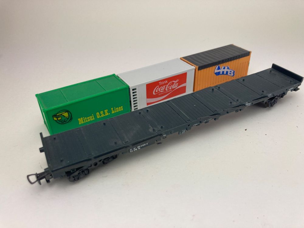 Liliput Container Tragwaggon Coca Cola, LHB, Mitsui O.S.K. | Kaufen auf ...