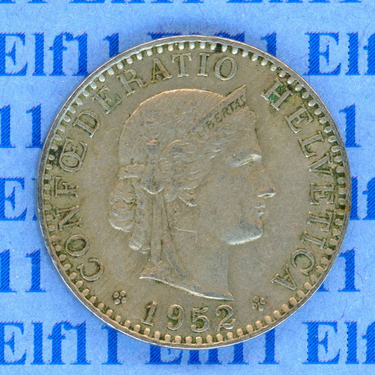 CHF___0.20 1952 ss-vz 20 Rappen (Gebraucht) in Widnau für CHF 1.5 – mit Lieferung auf Ricardo kaufen