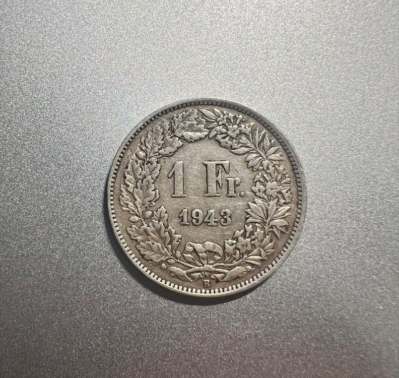 1Fr. 1943 Silber (Gebraucht) in Kloten für CHF 3 – mit Lieferung auf Ricardo kaufen