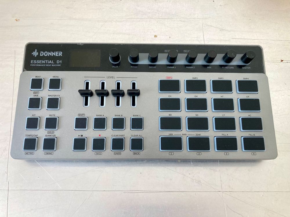 Donner Essential D1 Finger Drum Machine & Step Sequence (Neu und ...