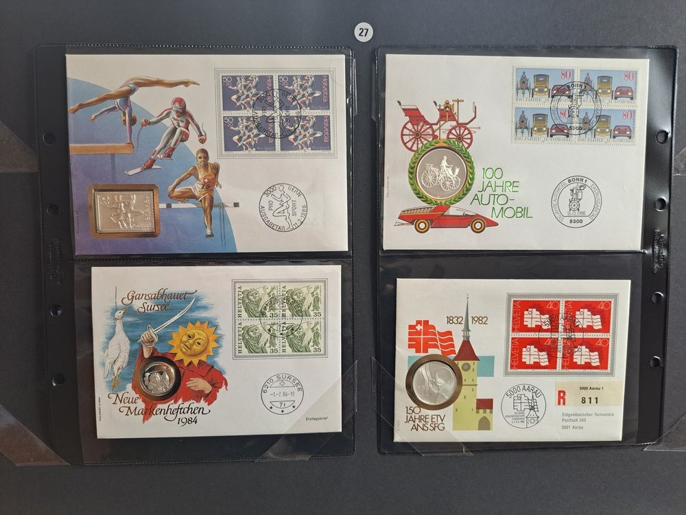 Numis - Brief mit Münze (4 Stück) | Kaufen auf Ricardo