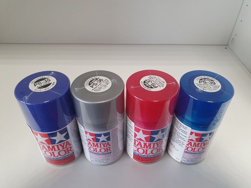 Tamiya Spray PS-39, PS-37, PS-36, PS-35 (Neu und originalverpackt) in ...