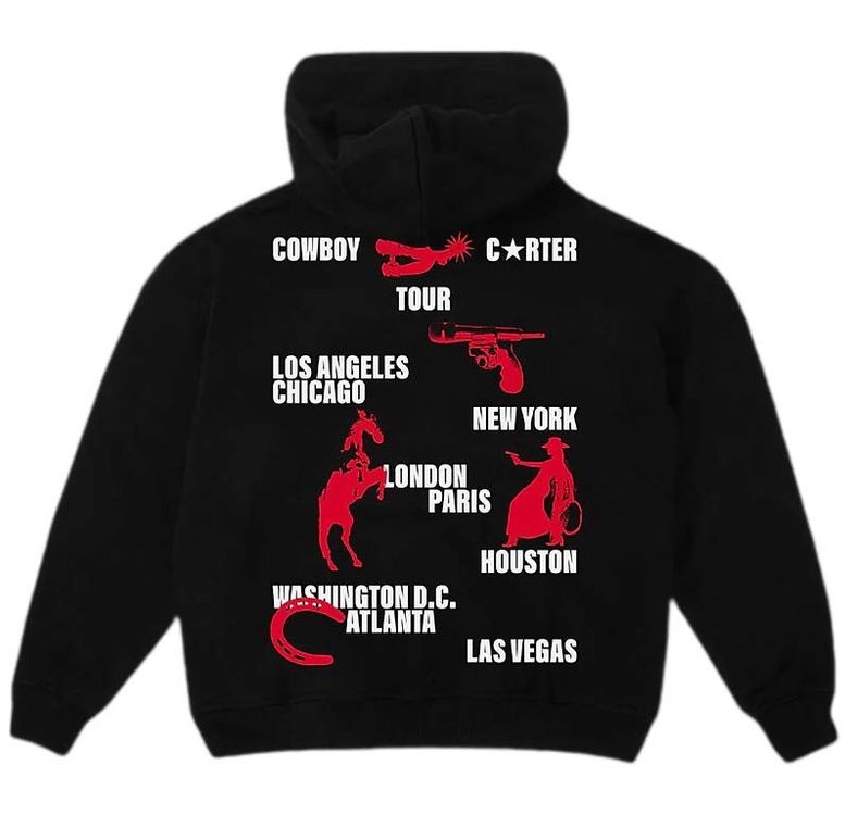 Beyoncé hoodie Cowboy Carter Tour (Bodyguard zip hoodie XL) (D'occasion ...