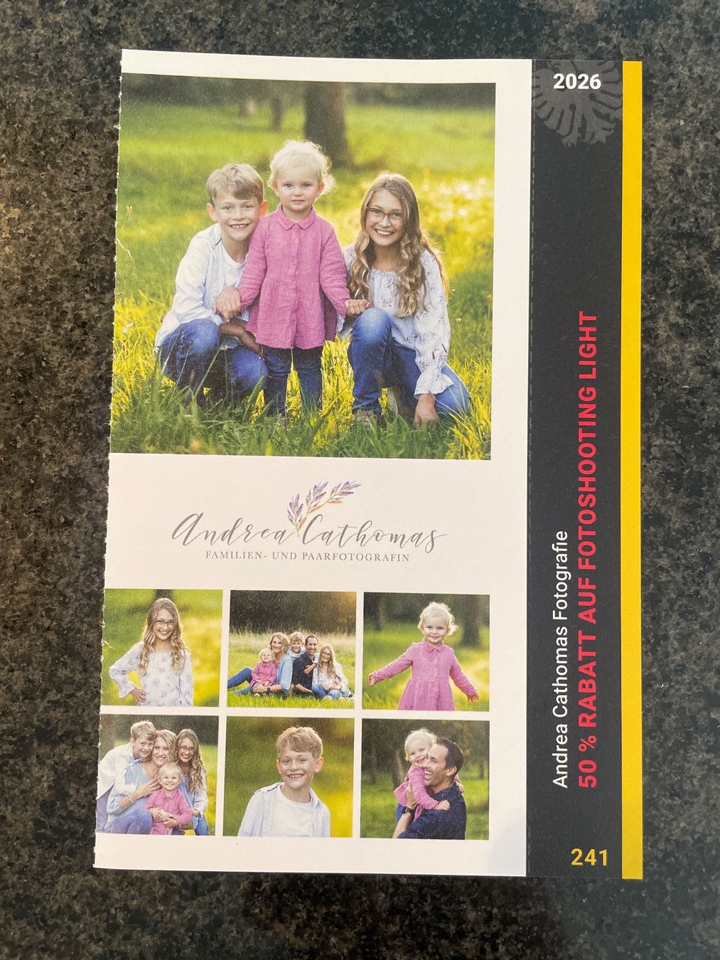 Andrea Cathomas Fotoshooting Gutschein 50% Rabatt, Suhr (Neu (gemäss ...