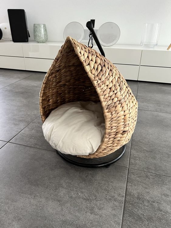 Hängesessel Katzenkorb Rattanoptik Hängekorb Katzenhöhle (Gebraucht) in Wynigen für CHF 30 – mit ...