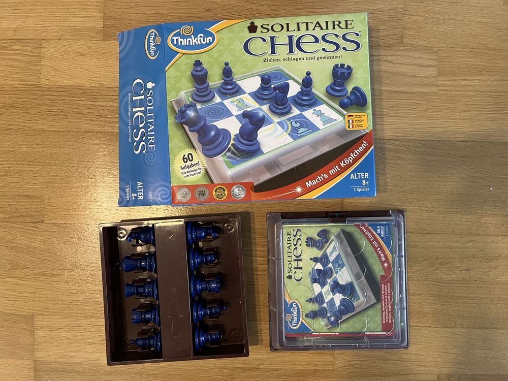 Thinkfun Solitaire Chess, Knobelspass für clevere Köpfe! (Gebraucht) in ...