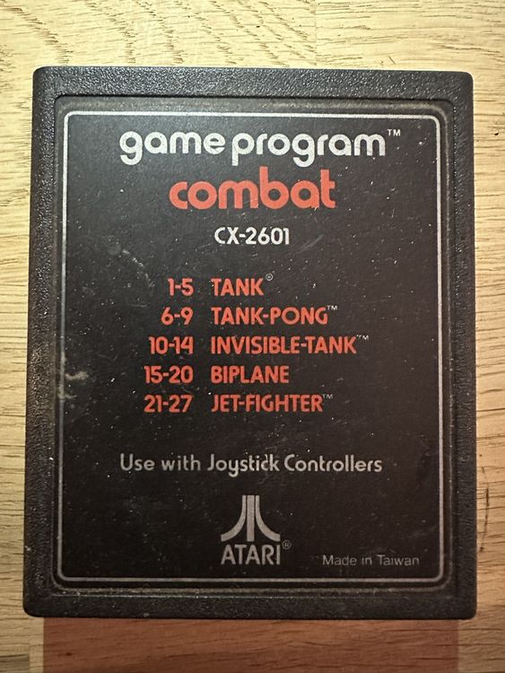 Combat für Atari 2600 | Kaufen auf Ricardo