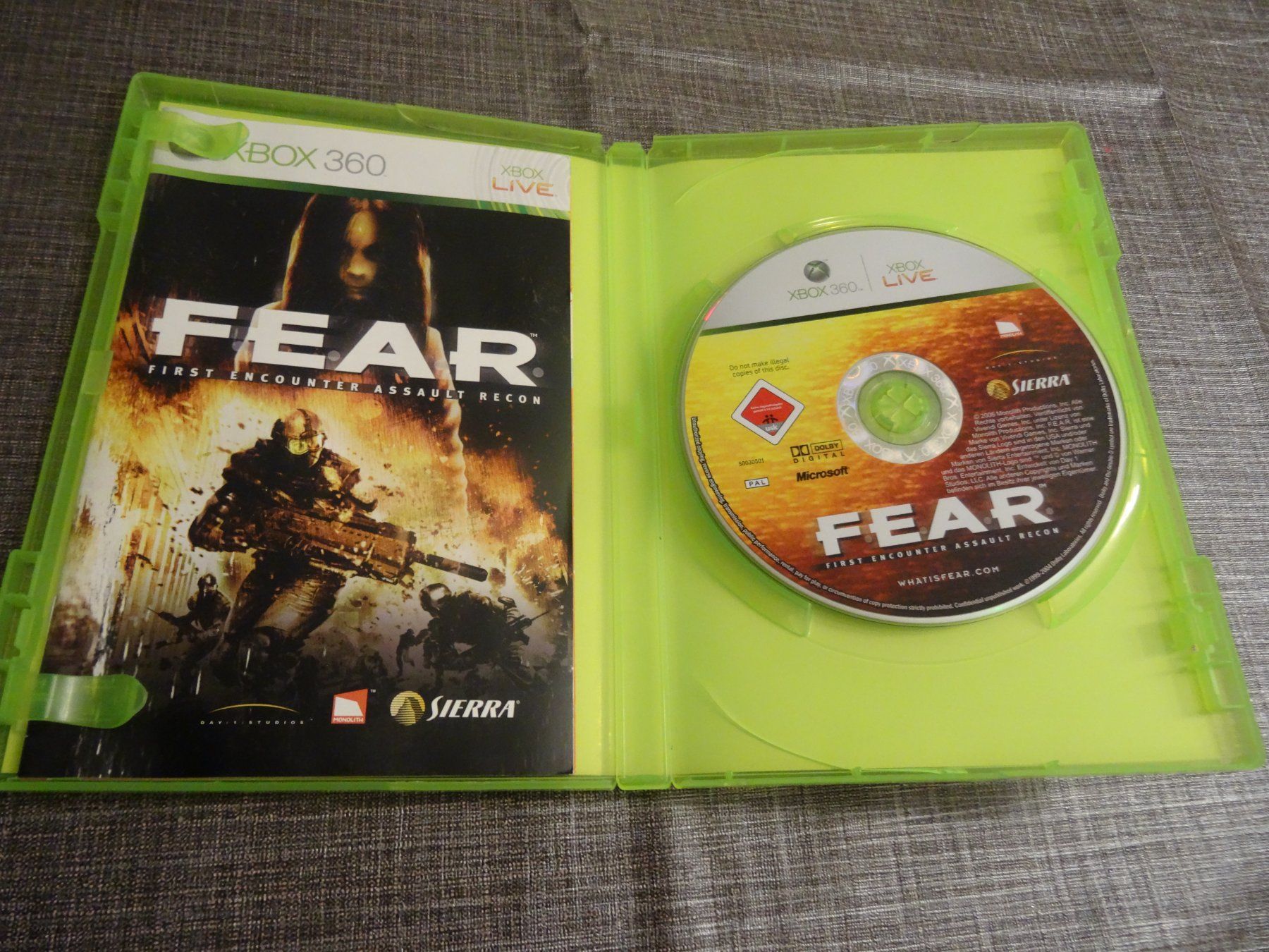Xbox 360 FEAR - F.E.A.R. - First Encounter Assault Recon (Gebraucht) in ...