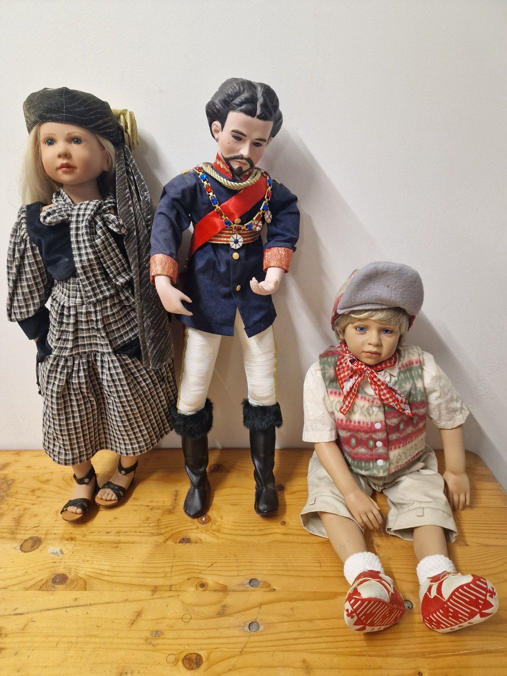 3 Wunderschöne Puppen aus Kunststoff Porzellan Gummi (25) (Gebraucht ...