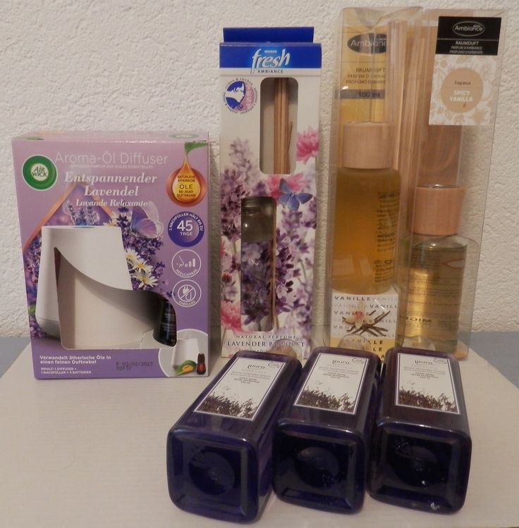 Aroma Oel Diffuser - Raum Duft Set - 3x Lavendel Raumspray | Kaufen auf ...