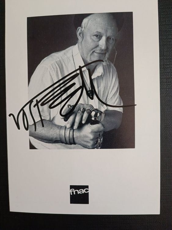 Wolf Vostell - Künstler - handsigniert - 1992 verstorben (Gebraucht) in ...