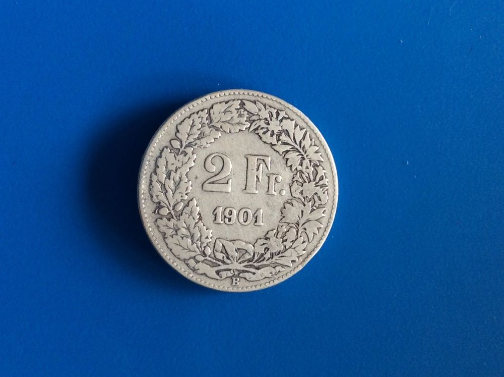 2 francs 1901 Rare et Jolie (D'occasion) à Genève pour CHF 71 – avec ...