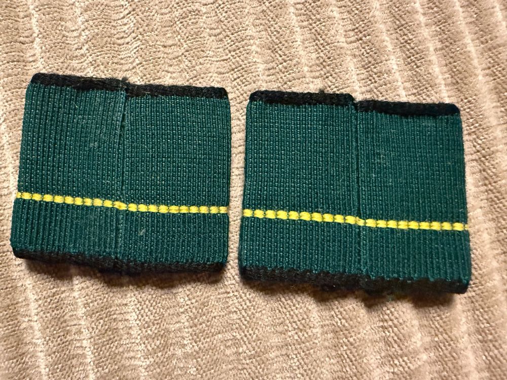1 Paar Patten Ord. 40 - Füs Bat 160 - Schweizer Armee (Gebraucht) in ...