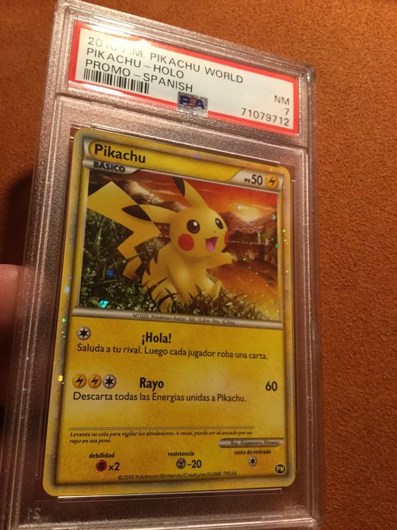 Pikachu Holo Promo, Pikachu World Spanish (2010), PSA 7 | Kaufen auf ...
