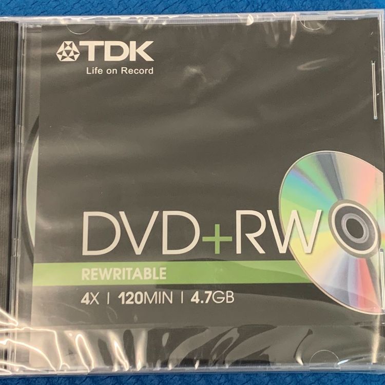 TDK DVD+RW Recordable Disk Rewritable (Neu und originalverpackt) in ...