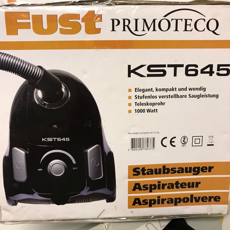 KST 645 Staubsauger FUST - Klein, aber oho! 1000 Watt! NEU! (Neu und originalverpackt) in Zürich ...