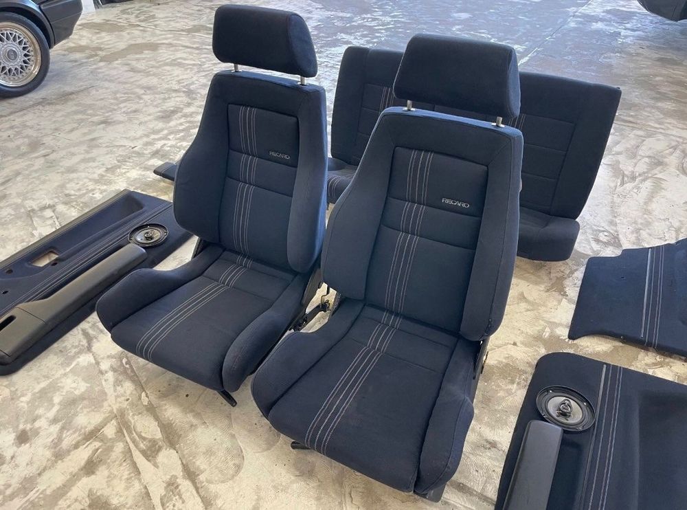 VW Golf 2 G60 Recaro Sitze (Edition One) Mauritiusblau | Acheter sur ...