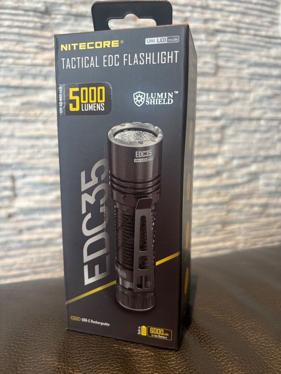 Nitecore EDC35 inkl 6000mAh Akku Set (Neu und originalverpackt) in ...