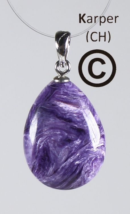 Charoit - Charoït Anh / Pendent Charoite - Charoïte, S 925 R (Neu und ...