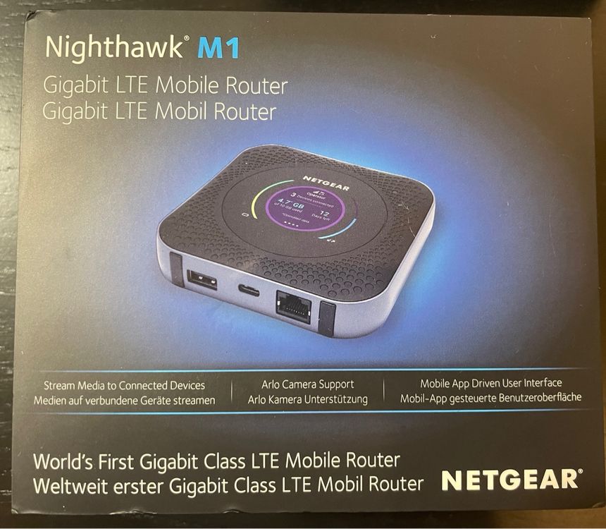 Nighthawk M1 Mobile Router mit Antenne (Gebraucht) in Zürich für CHF ...
