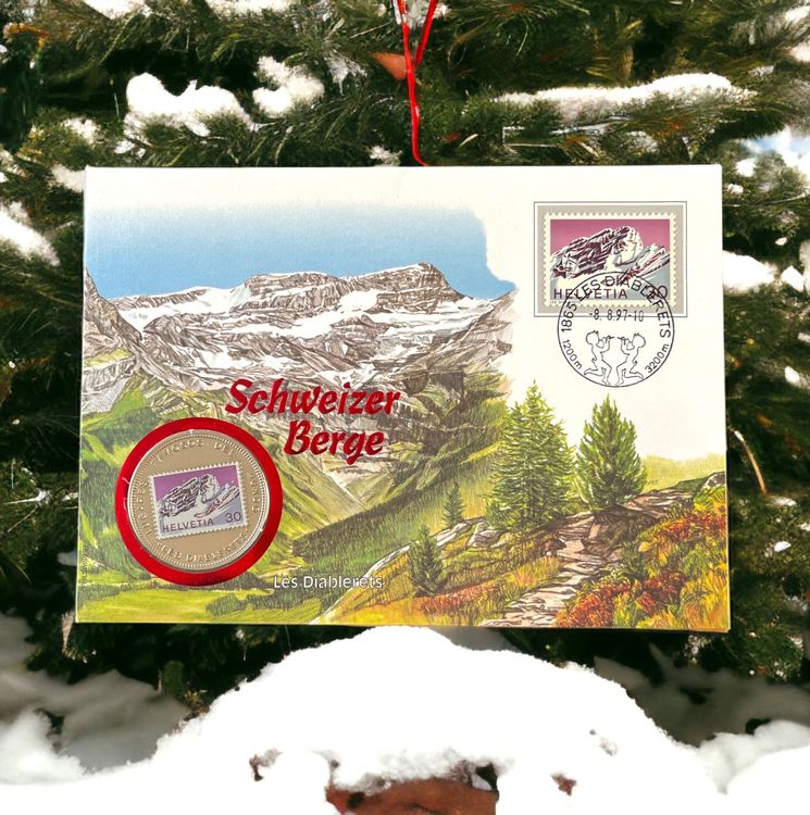 Münzbrief Schweizer Berge Les Diablerts | Acheter sur Ricardo