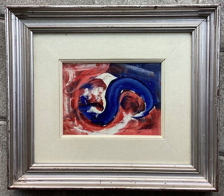 G.RIGON ORIGINAL OEL VERSO SIGNIERT MIT RAHMEN GRÖSSE 40X34 | Acheter ...