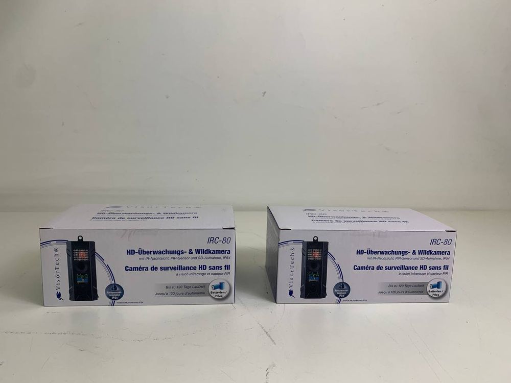 Visortech IRC 80 HD Überwachungs Wildkamera 2er Set L 9077 (Gebraucht) in Niederönz für CHF 49 ...