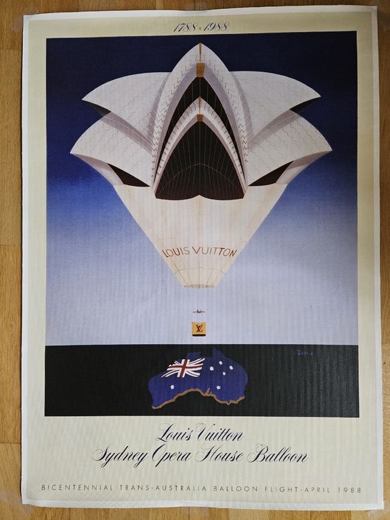 Louis Vuitton Poster Sydney Opernhaus signiert Razzia | Kaufen auf Ricardo