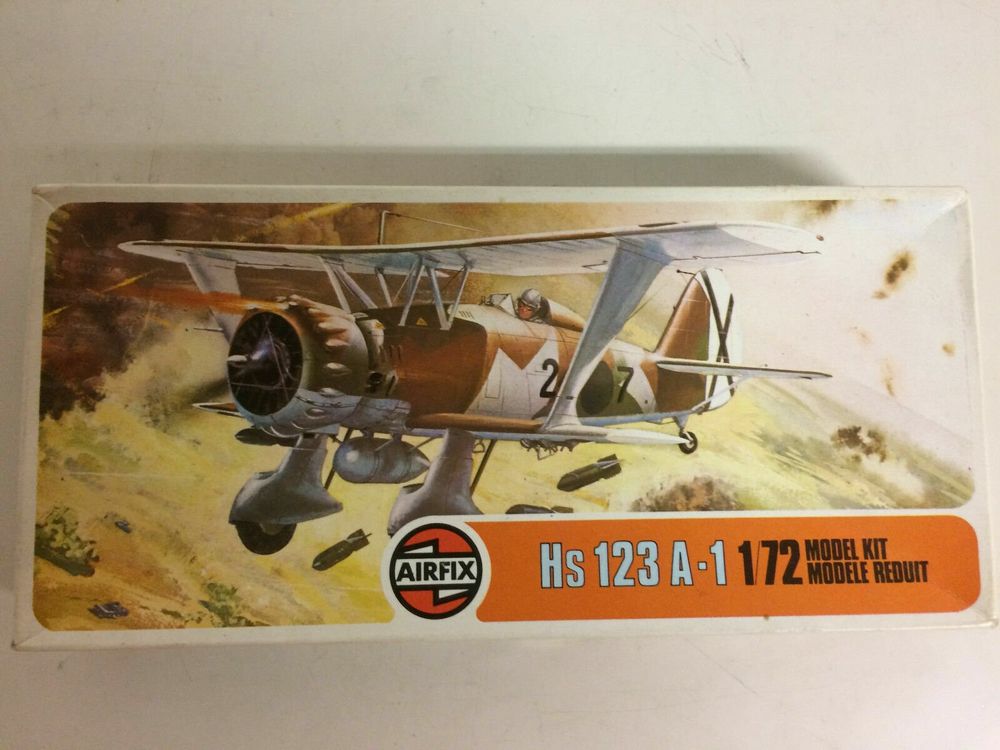 plastic model kit 1/ 72 AIRFIX N 2051 HENSCHEL HS 123 A-1 (Neu und ...