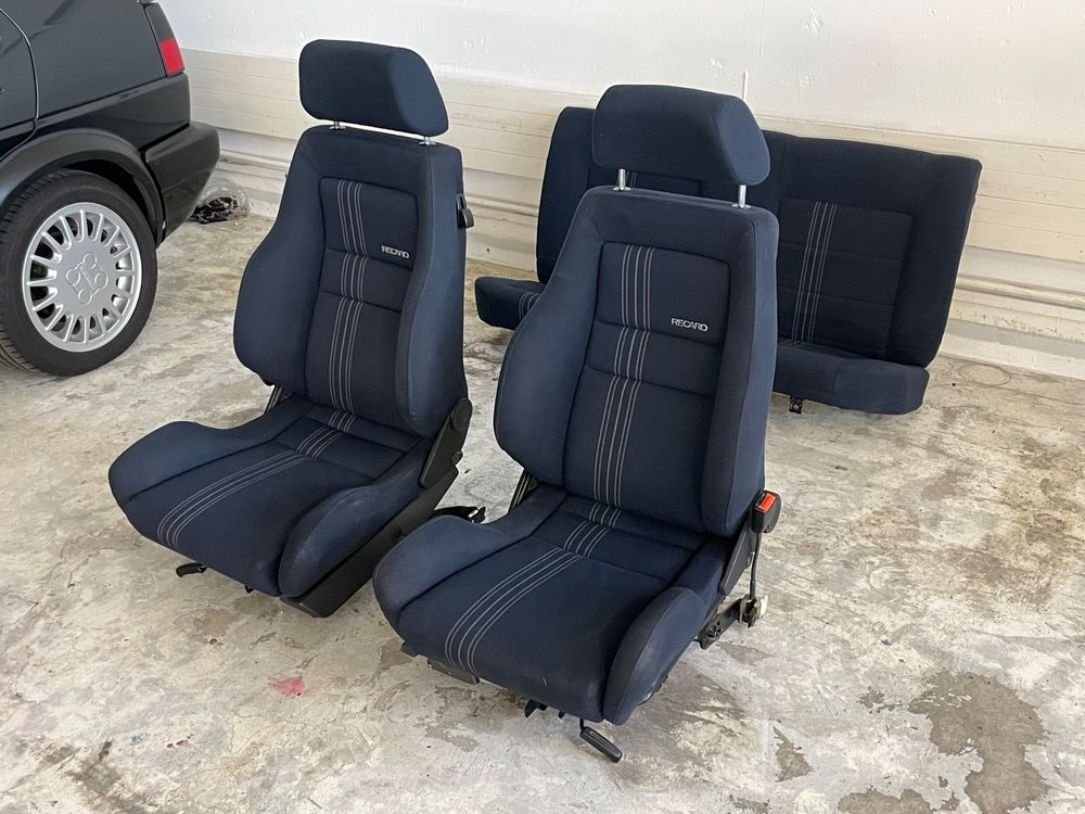 VW Golf 2 G60 Origin. Recaro Sitze Edition One Mauritiusblau | Kaufen ...