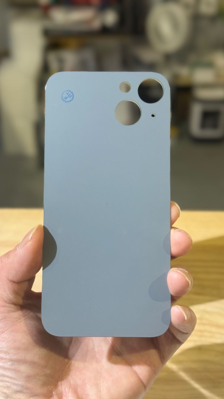 Vitre Arrière IPhone 13 paroi arrière Mauve avec logo (Neuf avec ...