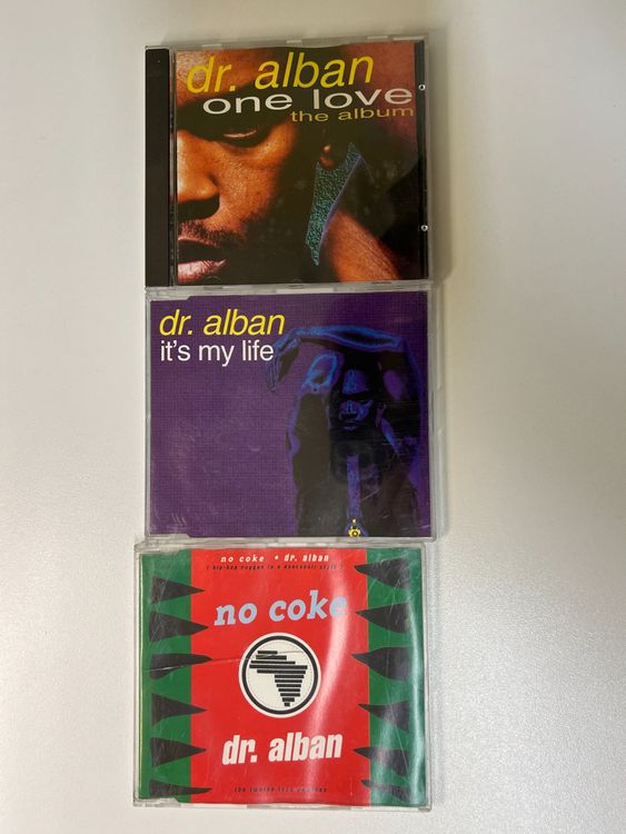 Dr. Alban CD-Sammlung: One Love, It's My Life, No Coke, 90er (Gebraucht ...