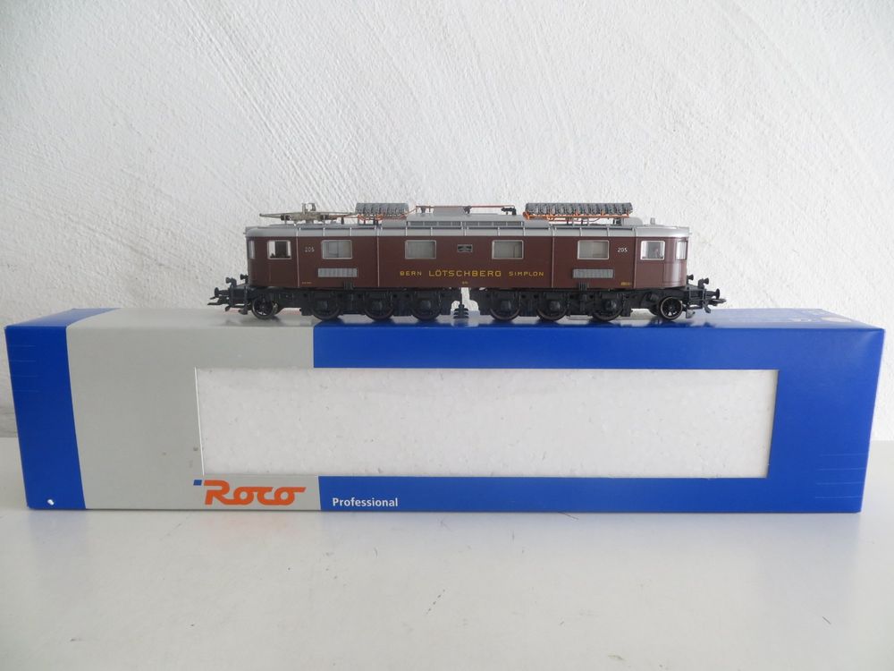 Roco H0: E-Lok Ae 6/8 205 der BLS, 43710, GS, OVP, wie neu (Gebraucht ...