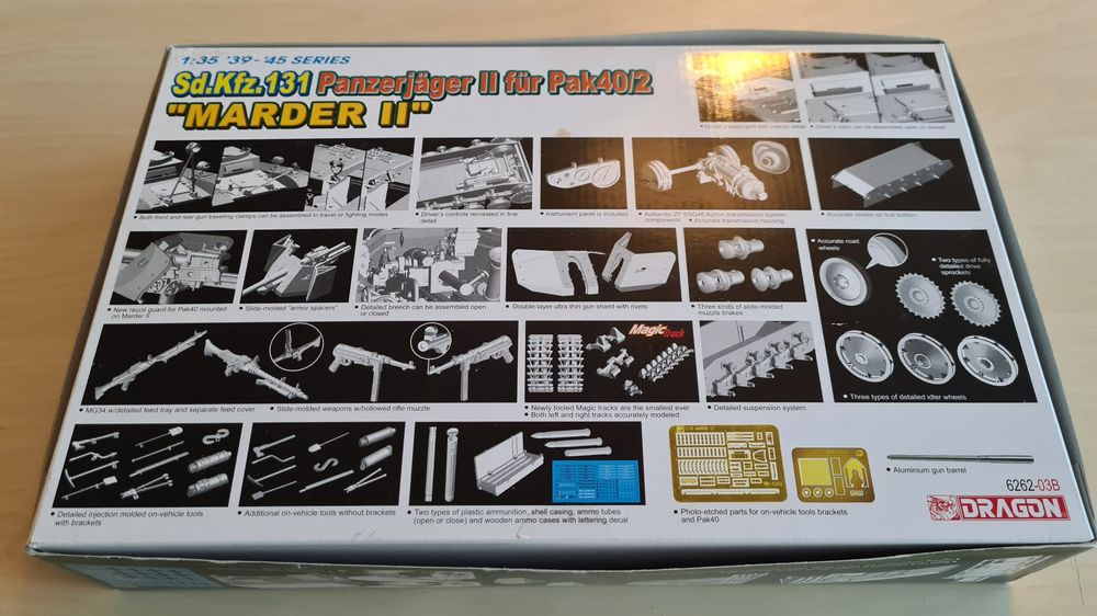 1:35 Marder II Panzerjäger II für PaK40/2 - Dragon 6262 (Neu (gemäss ...