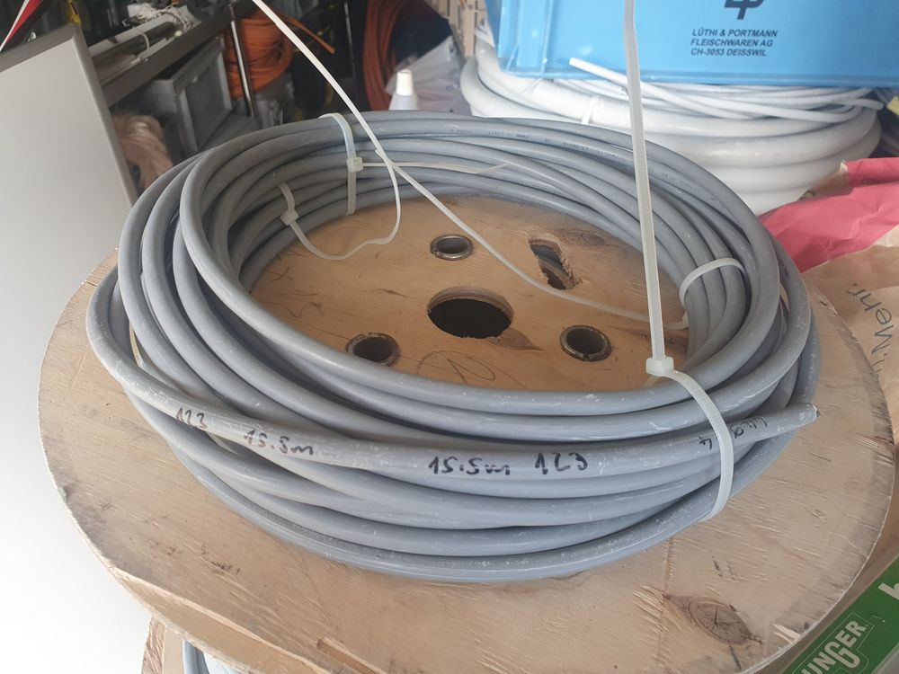 Kabel 7x1mm 7G1 7x1 Verlegekabel 7LPE litze 16meter (Gebraucht) in ...