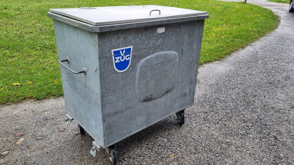 Container Nr 2 Abfallcontainer verzinkt V-Zug 800 Liter (Gebraucht) in ...