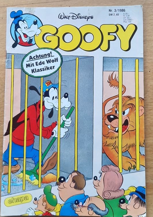Goofy Klassiker Comic - Nr. 3/1986 (Gebraucht) in Brunnen für CHF 1 ...
