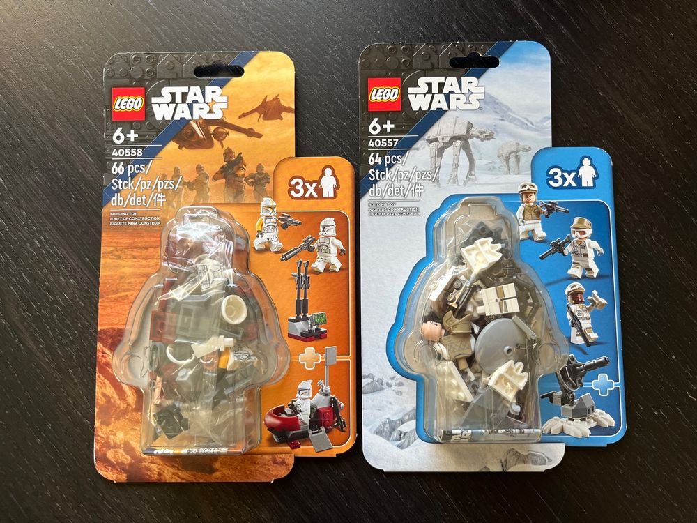 Lego Star Wars 40557&40558 Defense of Hoth & Clone Trooper (Neu und ...