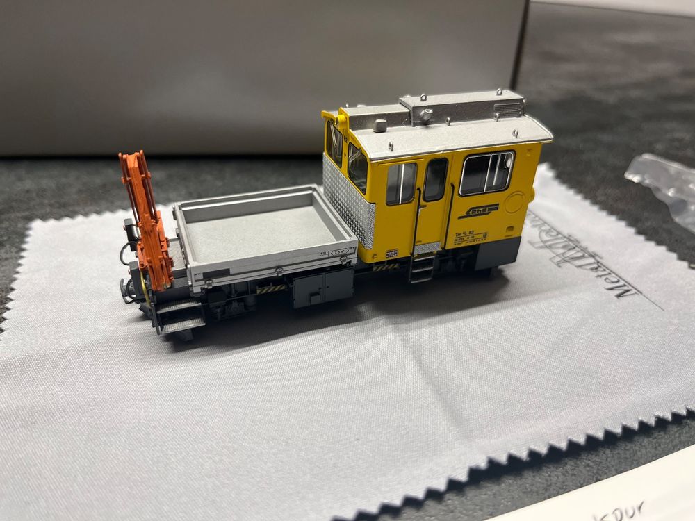 RhB Tm 2/2 82 Baudiensttrakt. BEMO Metal Collection 1278 102 (Gebraucht ...