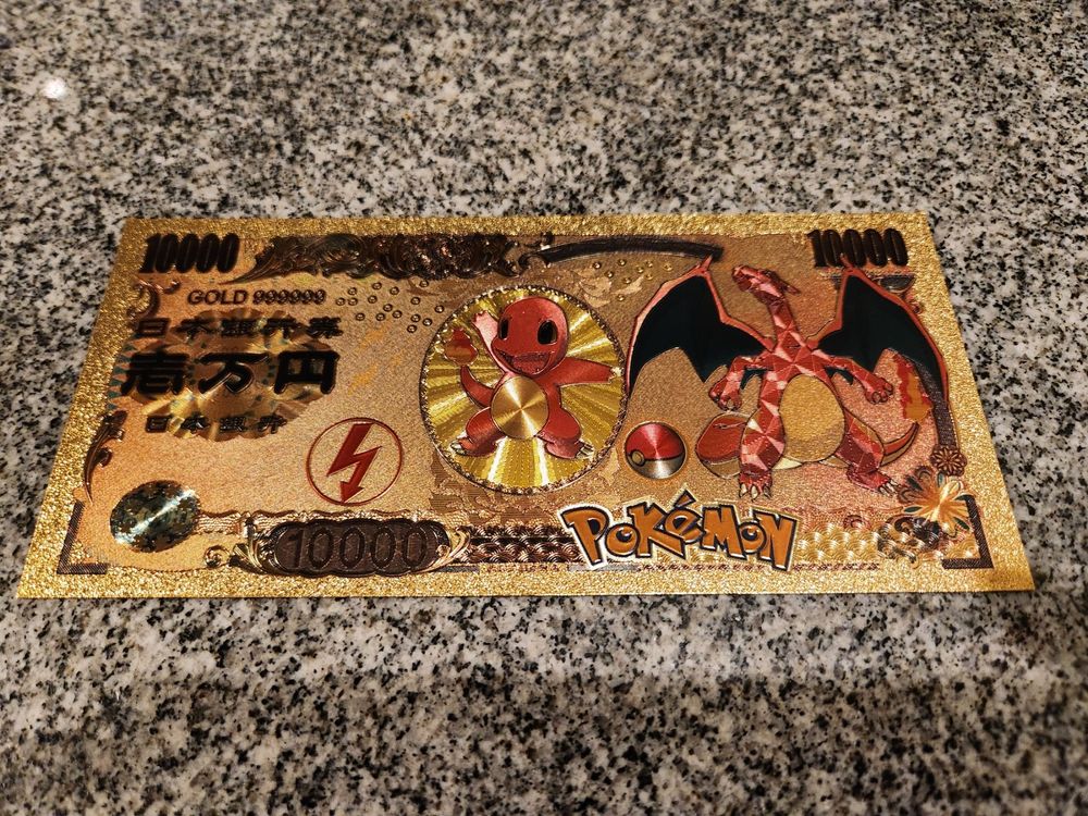 Note Gold Pokemon Glurak | Kaufen auf Ricardo