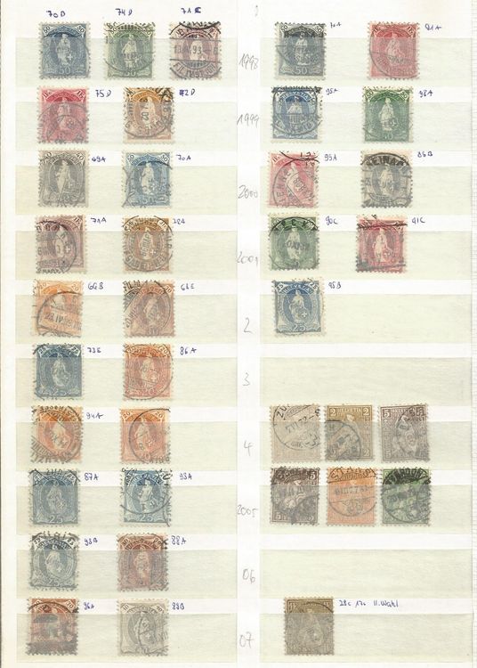 ** KLASSIK: SAMMLUNG SCHWEIZ - AB SITZENDE HELVETIA ** | Kaufen auf Ricardo