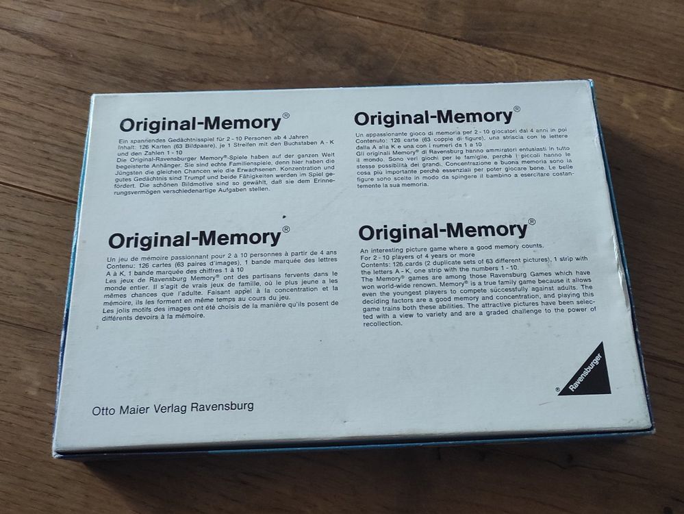 Original Memory | Kaufen auf Ricardo