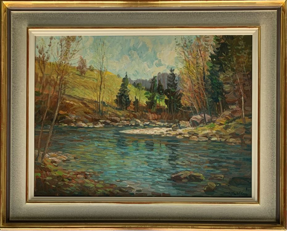 Max KELLER (1916-1982) Großes Gemälde (Gebraucht) in Root für CHF 165 ...