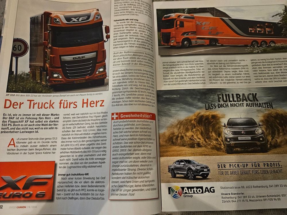 Swiss Camion 7/16 Daf XF 510 Scania MAN TGX 18.480 xx (Gebraucht) in ...